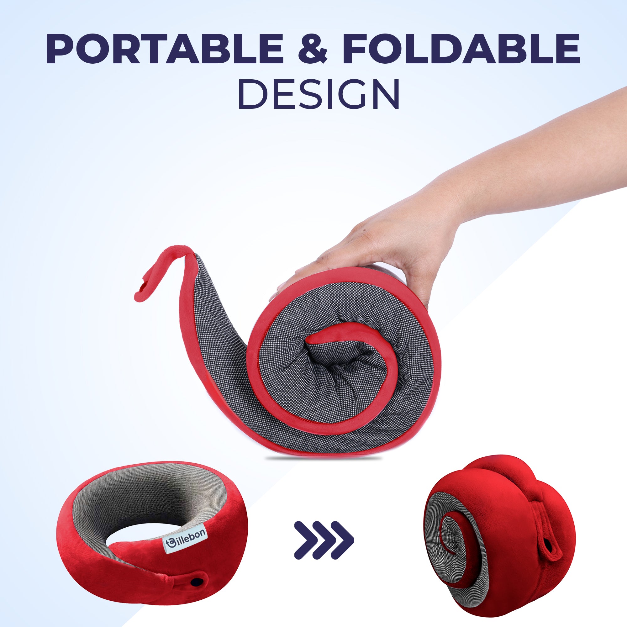 Best Compact Neck Pillow | Premium Travel Comfort – Billebon