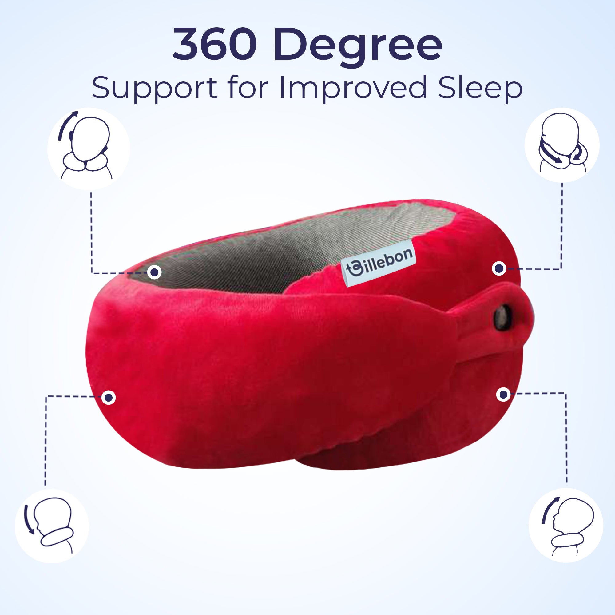 Best Compact Neck Pillow | Premium Travel Comfort – Billebon